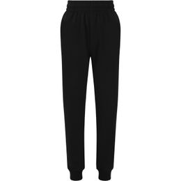 LES'ARCS Jungen Sweathose "Abeni", schwarz, Gr. 152, unifarben, 45% Polyester, 35% Baumwolle, 20% Polyester, Hosen, mit relaxter Passform