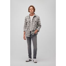 Mavi Herren Langarmhemd "CHECK SHIRT", grau, Gr. M, kariert, 100% Baumwolle, Hemden, Karo Overshirt