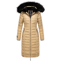Navahoo Damen Wintermantel "Umay", beige, Gr. L, Oberstoff: 100% Polyester; Futter: 100% Polyester; Wattierung: 100% Polyester; &Auml;rmelfutter: 100%