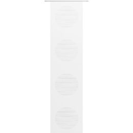 Neutex for you! Schiebegardine NEUTEX FOR YOU, B:57cm H:175cm, wei&szlig;, Scherli, Polyester, Wohnzimmer, Gardinen, "Padova", inkl. Befestigungszubeh&ouml;r, Halbtransparent,