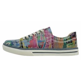 DOGO Damen Sneaker "Classic Schn&uuml;rsneaker No More Drama Damen Sneaker", Gr. 40, bunt, Schuhe, Handgefertigt