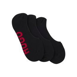 HUGO UNDERWEAR Herren Füßlinge "3P SL LOGO CC", Gr. 39, schwarz, Baumwollmischung, Socken