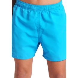 arena Jungen Badeshorts "FUNDAMENTALS arena LOGO JR BOXER R", rot, Gr. 152, Obermaterial: 100% Polyester, Badehosen