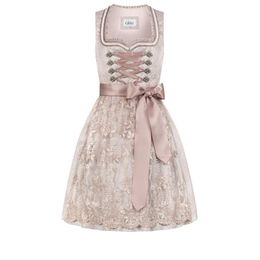 N&uuml;bler N&Uuml;BLER Damen Dirndl "Dirndl mini Tessa", beige, Gr. 30, Obermaterial: 100% Polyester PES., Kleider
