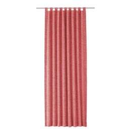 Vorhang WIRTH, B:132cm H:180cm, rosa, Chenille, Polyacryl, Wohnzimmer, Gardinen, "Trondheim 328 g/m&sup2;"