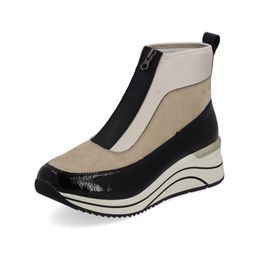 Remonte Damen Sneaker "Remonte Sneaker Lederimitat", Gr. 40, schwarz, Lederimitat, Schuhe