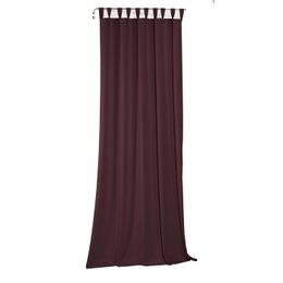 Vorhang WIRTH, B:130cm H:145cm, lila, Jacquard, Baumwolle, Polyester, Wohnzimmer, Gardinen, "Newbury"