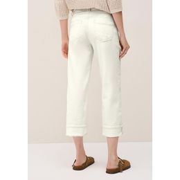 Street One Damen Loose-fit-Jeans, beige, Gr. 32, unifarben, Jeans, 81% Baumwolle, 17% Polyester, 2% Elasthan, Jeans, High Waist
