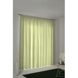 Vorhang Adam, B:145cm H:225cm, gr&uuml;n, Jacquard, Baumwolle (Bio-Baumwolle), Wohnzimmer, Gardinen, "Graphic Ventus", aus 100% Bio-Baumwolle