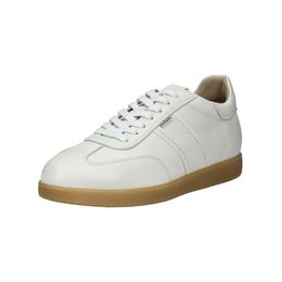 Nero Giardini Herren Sneaker "Nero Giardini Sneaker Leder", Gr. 43, wei&szlig;, Leder, Schuhe