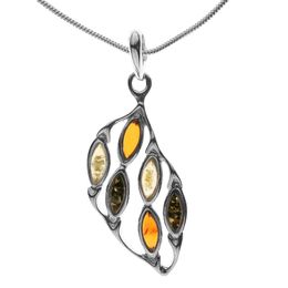 OSTSEE-SCHMUCK Damen Kette mit Anh&auml;nger "OSTSEE-SCHMUCK Kette mit Anh&auml;nger Inga Kette mit Anh&auml;nger Inga", 42cm, Silber 925 (Sterlingsilber), L: 42,