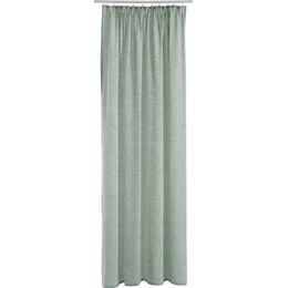 Vorhang, B:132cm H:145cm, gr&uuml;n, LeGer Home by Lena Gercke, Jacquard, Polyacryl, Polyester, Wohnzimmer, Gardinen, "LESKA", blickdicht, glatt, gewebt,