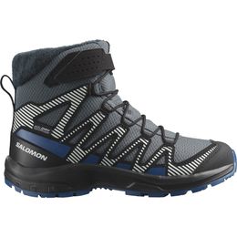 Salomon Kinder Outdoorschuh "XA PRO V8 WINTER WP J", Gr. 32, schwarz, Synthetik, Textil, Schuhe, wasserdicht