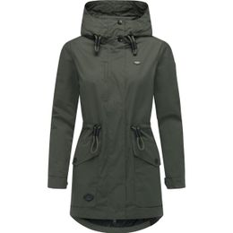Parka Ragwear "Alysa", Damen, Gr. XXXL(46), gelbgrün, Obermaterial: 100% Polyester; Innenfutter: 100% Polyester, tailliert Po-bedeckend, hoch geschlossener Ausschnitt, Ärmel ohne Ärmelschlitz normaler Saum, Jacken Parka