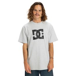 DC Shoes Herren T-Shirt "DC Star", grau, Gr. M, 75% Baumwolle, 25% Baumwolle, Shirts