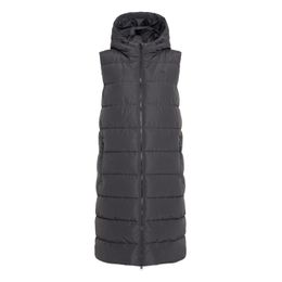 North Bend Damen Steppweste "Steppweste NBAmara W", grau, Gr. 36, Obermaterial: 100% Polyester PES., Westen