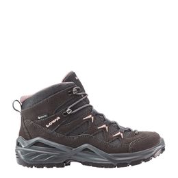 Lowa Damen Wanderschuh "SIRKOS EVO GORE-TEX MID WS", Gr. 41, grau, Leder, Textil, Schuhe, wasserdicht