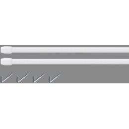 Vitragenstange GOOD LIFE, &Oslash;:11mm, wei&szlig;, Kunststoff, Metall, Gardinenstangen, "Vita"