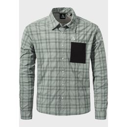 Sch&ouml;ffel SCH&Ouml;FFEL Herren Outdoorhemd "Bike Shirt Style Jalpuh MNS", grau, Gr. 54, Oberstoff: 81% Polyester 14% Nylon 5% Elasthan, Hemden