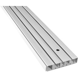Gardinenschiene SN DECO GROUP, L:300cm T:8,95cm, wei&szlig;, Kunststoff, Gardinenstangen, "Vorhangschiene SH (3)"