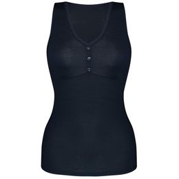 Sassa Mode SASSA Damen Unterhemd "Damen Top STRIPE RANGE", Gr. 38, blau, Obermaterial: 95% Viskose CV. 5% Elasthan EL., Unterhemden