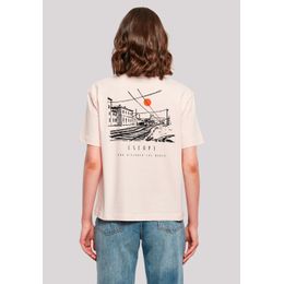 F4NT4STIC Damen T-Shirt "Escape Discover the World Town Train Station", rosa, Gr. M, Obermaterial: 100% Baumwolle, Shirts, Premium Qualität, ESCAPE