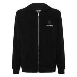 Plein Sport Herren Kapuzensweatjacke "Kapuzen-Sweatjacke", schwarz, Gr. S, Obermaterial: 47% Polyester, 38% Viskose, 15% Elasthan, Sweatjacken