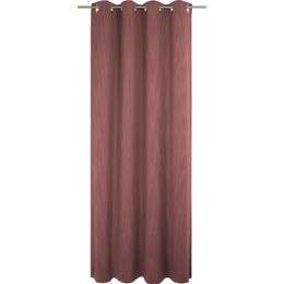 Vorhang Adam, B:145cm H:245cm, rot, Baumwolle (Bio-Baumwolle), Wohnzimmer, Gardinen, "Uni Collection light", aus 100% Bio-Baumwolle, Vorhang nach