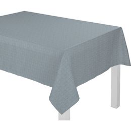 Tischdecke Adam, B:145cm L:250cm, blau, Bio-Baumwolle, Tischdecken, "Graphic Ventus Light", aus 100% Bio-Baumwolle