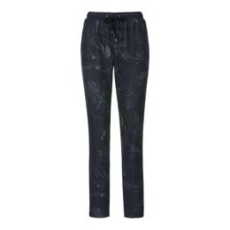 Madeleine Mode MADELEINE Damen Jogger Pants "Druckhose Elegante Joggpants", schwarz, Gr. 21, Obermaterial: 100% Polyester PES., Hosen