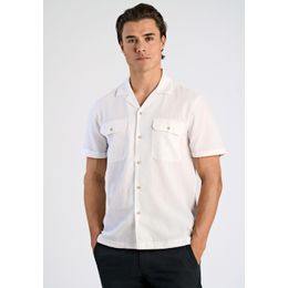LINDBERGH Herren Leinenhemd "LINDBERGH Leinenhemd", wei&szlig;, Gr. L, Obermaterial: 55% Leinen, 45% Baumwolle, Hemden
