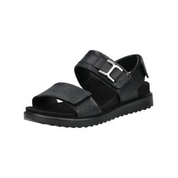Legero Damen Riemchensandale "Legero Sandalen Nappaleder", Gr. 38, schwarz, Nappaleder, Schuhe