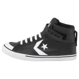 Converse Kinder Sneaker "PRO BLAZE STRAP LEATHER", Gr. 36, schwarz-wei&szlig;, Leder, Schuhe