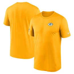 Nike Damen T-Shirt "Nike T-Shirt Green Bay Packers Nike Small Logo", gelb, Gr. XL, 100% Polyester, Shirts