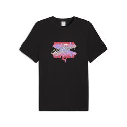 Puma Damen T-Shirt "Graphic Legends T-Shirt Herren", schwarz, Gr. XXL, bedruckt, 100% Baumwolle, Shirts