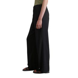 Marc O'Polo MARC O'POLO Damen Chinohose "aus Viskose-Twill", schwarz, Gr. 34, unifarben, Obermaterial: 100% Viskose, Hosen