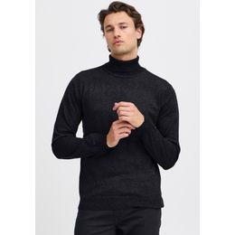 Blend Herren Rollkragenpullover "BHBRUTON roll neck knit", schwarz, Gr. S, unifarben, Strick, Obermaterial: 100% Polyester, Pullover
