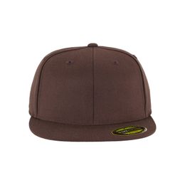 Flexfit Damen Flex Cap "Flexfit Unisex Premium 210 Fitted"braun, Gr. S, 83% Polyacryl, 15% Wolle, 2% Elasthan, Caps