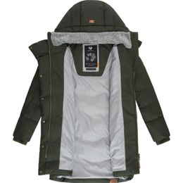 Ragwear Damen Wintermantel "Pavla", gr&uuml;n, Gr. XXL, Au&szlig;enmaterial: 100% Polyester; Innenfutter: 100% Polyester; Wattierung: 100% Polyester, M&auml;ntel,