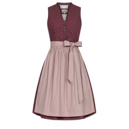 N&uuml;bler N&Uuml;BLER Damen Dirndl "Dirndl Midi Frieda"beere, Gr. 40, Obermaterial: 100% Baumwolle CO., Kleider