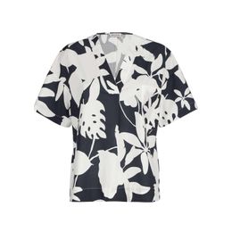 Alba Moda Damen Shirtbluse "Bluse Bluse", blau, Modern, Gr. 38, Obermaterial: 97% Baumwolle CO. 3% Elasthan EL., Blusen
