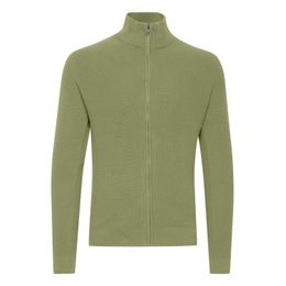 11 Project Herren Strickjacke "Strickjacke PREdu", gr&uuml;n, Gr. L, Obermaterial: 100% Baumwolle CO., Strickjacken