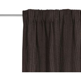 Vorhang WIRTH, B:132cm H:225cm, lila, Jacquard, Baumwolle, Polyester, Wohnzimmer, Gardinen, "Riccia"