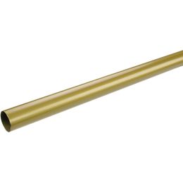 Gardinenrohr Liedeco, L:160cm &Oslash;:2cm, gold, Gardinenstangenhalterungen, 1-l&auml;ufig im Fixma&szlig; &Oslash; 20 mm