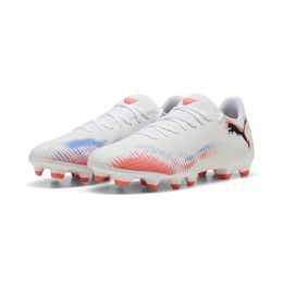 Puma Herren Fu&szlig;ballschuh "FUTURE 8 PLAY FG/AG Fu&szlig;ballschuhe Erwachsene", Gr. 44, schwarz-wei&szlig;, Obermaterial: Synthetik; Futter: Textil; Innensohle:
