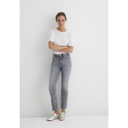 Mavi Damen Straight-Jeans "KENDRA", grau, Gr. 28, 86% Baumwolle, 12% Polyester, 2% Elasthan, Jeans, gerde Form