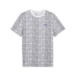 Puma Damen T-Shirt "Essentials Logo Lab T-Shirt Herren", wei&szlig;, Gr. XXL, bedruckt, 100% Baumwolle, Shirts