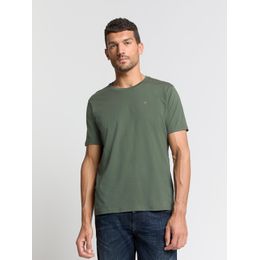 NO EXCESS Herren T-Shirt "NO EXCESS T-Shirt mit Rundhalsausschnitt"dunkelgr&uuml;n, Gr. L, 100% Baumwolle, Shirts