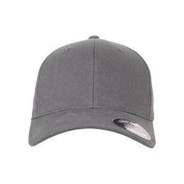 Flexfit Herren Flex Cap "Flexfit Accessoires Flexfit Brushed Twill"grau, Gr. S, unifarben, 98% Baumwolle, 2% Elasthan, Caps