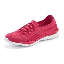 Lascana Damen Sneaker "Slipper, Halbschuh, leichtes Meshmaterial", Gr. 37, pink, Obermaterial: 100% Textilmaterial. Decksohle: 100% Textilmaterial.